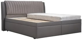 Blanář Čalouněná postel Vanda 200x160 Hugo 90 Eleph/Loft Grey/Rango Duo 2a