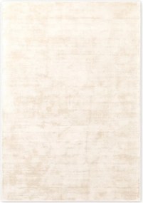 Slonovinový ručně tkaný koberec z viskózy 80x150 cm Noemi – Vikosa