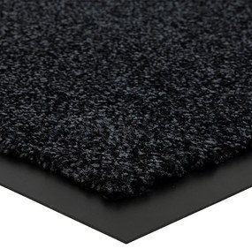 Černá vnitřní čistící vstupní rohož FLOMA Briljant (Bfl-S1) - 60 x 80 x 0,9 cm