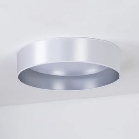 Duolla - LED Stropní svítidlo ROLLER LED/24W/230V pr. 45 cm stříbrná