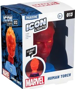Paladone Icon Light Fantastická čtyřka Human Torch / Stolní lampa / 2x