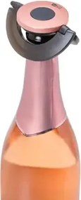 AdHoc GUSTO černo-růžová / Zátka na šampaňské / Plast/silikon / 8,2 x
