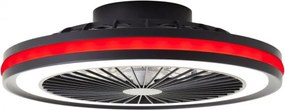 Brilliant G99280/06  Stmívatelné LED svítidlo PALMERO &amp; reverzní VENTILÁTOR + funkce LED