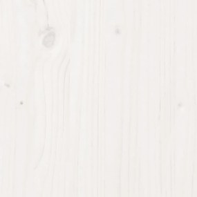 Zahradní lavice rozšiřitelná bílá masivní borové dřevo,  832611