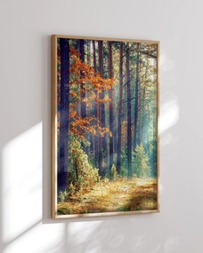 Oboustranný plakát Tichá Chatka / Podzimní Les | 30 x 42 cm | DP351313