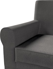 Potah na křeslo IKEA Ektorp Jennylund barva šedá látka pletený vzor