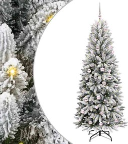 Umělý vánoční stromeček Bílá 210 cm PVC, plast, ocel a PE 3396059