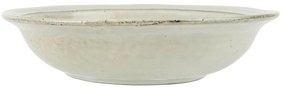 IB LAURSEN Polévkový talíř Sand Dunes 20 cm, krémová barva, keramika