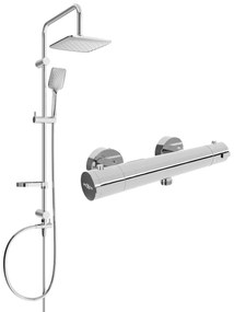 Mexen Sven sprchový set s dešťovou sprchou a termostatickou sprchou Kai , chromová, 77100262-00