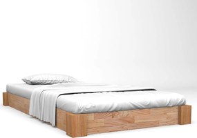vidaXL Rám postele masivní dubové dřevo 120 x 200 cm [247257]