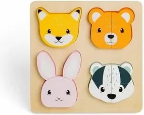 Bigjigs Toys Vkládací puzzle počítání / od 12 měsíců