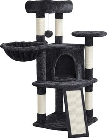 Škrabadlo pro kočky Yaheetech – černá, 107 cm (255105118947)