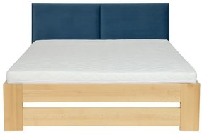 Casarredo - Komfort nábytek Postel GRAUS 140x200 s čalouněným čelem, výběr barev | potah: venus-velvet-2920,Vyberte si vzor čela z obrázku:: ZG001,barva: buk-bez-moření-buk