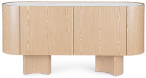 BIZZOTTO Dřevěná komoda OTILIA dub 160x80 cm 0734639