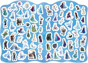 JIRI MODELS Omalovánky tvarované + samolepky Frozen (Ledové Království) 9