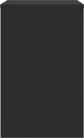 vidaXL Hnízdové konferenční stolky 3 ks černé kompozitní dřevo [837822]