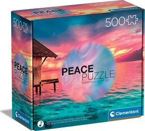 Puzzle Clementoni 500 dílků Peace - Living the Present [6953834]