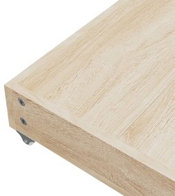 Zásuvky pod postel 2 ks černé kompozitní dřevo a samet - Default Title