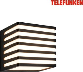 TF 321905TF TELEFUNKEN LED venkovní nástěnné svítidlo, voděodolné a prachotěsné, kostka, černá/bílá - BRILONER