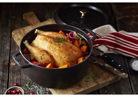 Staub Cocotte hrnec kulatý 26 cm/5,2 l černá, 1102625