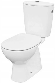 Cersanit ARTECO - WC kombi + antibakteriální sedátko s funkcí pomalého zavírání, vertikální odpad, K667-075