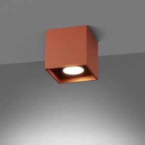 Sollux Lighting Stropní svítidlo QUAD 1 okrově červené