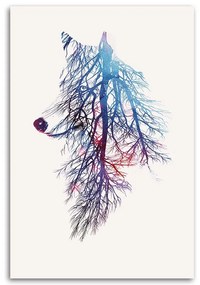 Gario Obraz na plátně Vlk a větve - Robert Farkas Rozměry: 40 x 60 cm