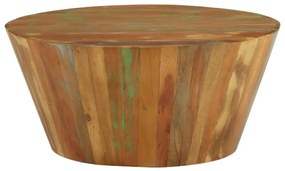 Konferenční stolek Ø 65 x 31 cm masivní recyklované dřevo - Default Title