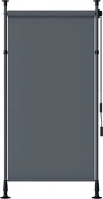 Vertikální markýza Outsunny 150 x 220-310 cm - Sklopná markýza s klikou pro ochranu před sluncem a větrem - Externí roleta pro balkon, terasu a zahrad