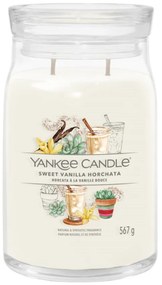 OnaDnes -20% Velká vonná svíčka Yankee Candle Vanilla Horchata Singature