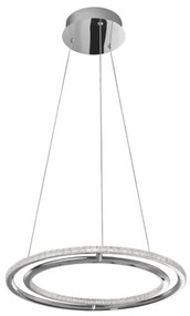 LED lustr Livorno 45 Chrome