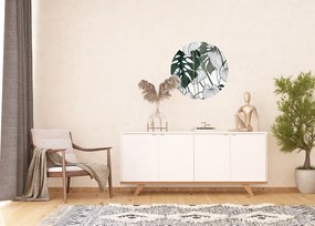 Samolepící vliesová fototapeta na zed' Palmové Listy | 70 x 70 cm | DCR3223