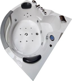 BPS-koupelny Hydromasážní vířivá vana Orino 632 135x135 s ohřevem vody