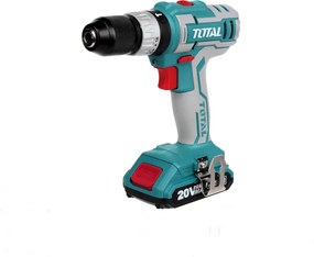 Vrtací šroubovák aku s příklepem, 20 V Li - ion (2x), 2000 mAh, v tašce, sada 50 ks TOTAL TIDLI2002E