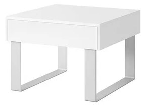 Konferenční stolek Bralani BR13, Barva: bílá / bílá lesk Mirjan24 5902928891324