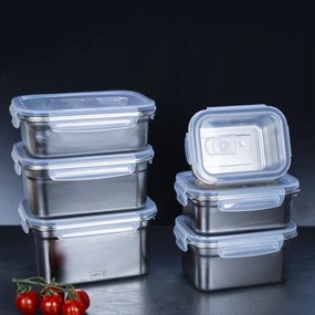 Lurch - nerez jídelní box s plastovým víkem 500ml