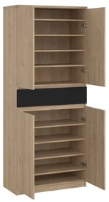 FALCO Botník Naia 92210 jackson hickory/černý mat