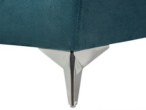 Elegantní modro-zelená čalouněná pohovka pro 3 GAULA Beliani