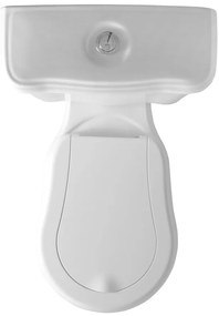 Kerasan, RETRO WC kombi, spodní odpad, bílá-bronz, WCSET13-RETRO-SO