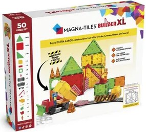 MAGNA-TILES Stavebnice Builder XL Trucks / Magnetická stavebnice / 50