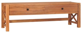 325267 vidaXL TV stolek 140 x 40 x 45 cm teakové dřevo