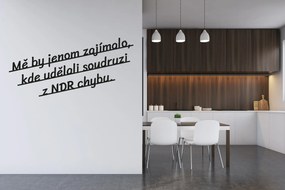 Lepy.cz Samolepka na zeď Chyba z NDR Velikost (šířka x výška): 40x19cm, Barevná varianta: Světle oranžová
