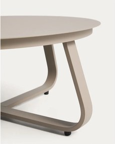 Kovový kulatý zahradní konferenční stolek ø 80 cm Tamaris – Kave Home