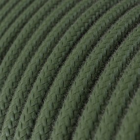 creative cables Závěsná lampa s textilním kabelem, dřevěným stínidlem pemberly pond a kovovými detaily Barva: Gianfranco Setzu