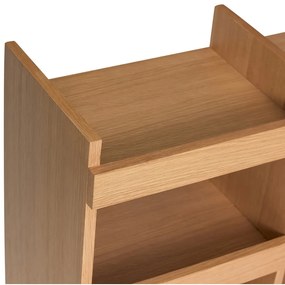 Knihovna v dekoru dubu v přírodní barvě 120x70x32 cm Momentum – Hübsch