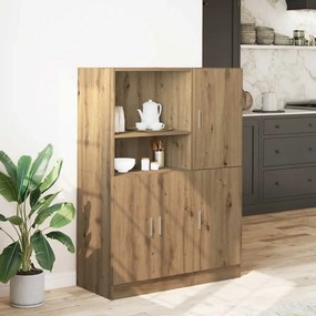 Sada 2 kusů kuchyňských skříněk dub artisan kompozitní dřevo 3324150