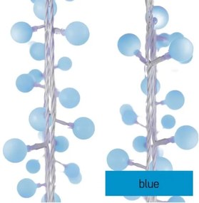LED Vánoční venkovní řetěz 40xLED/9m IP44 modrá