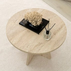 Konferenční stolek Mushroom Travertine