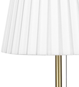 Stolní lampa mosazná/bílá TORYSA Beliani