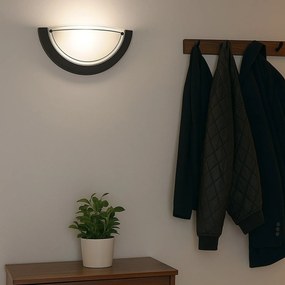 Rabalux UFON nástěnné svítidlo max. 1x60W | E27 | IP20 - černá